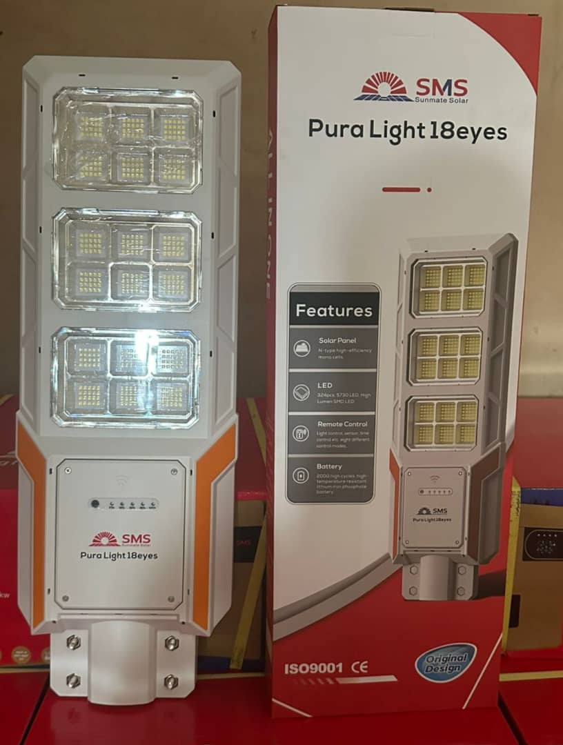 SMS Solar Street Light - Gracesolarenergy